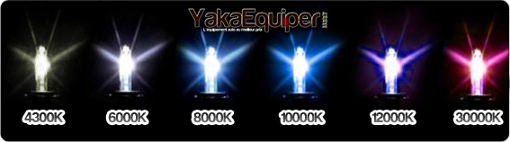 🔎 Différence entre 4300K, 5000K, 6000K et 8000K en Xénon et LED ...